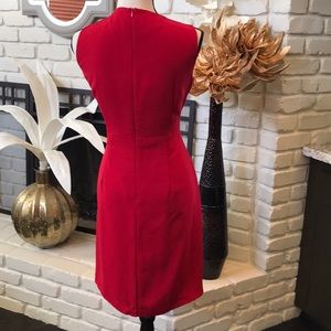 Spense | Dresses | Red Dress With Ruffle Detail | Poshmark